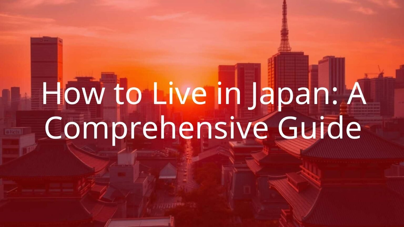 How to Live in Japan: A Comprehensive Guide - Why So Japan