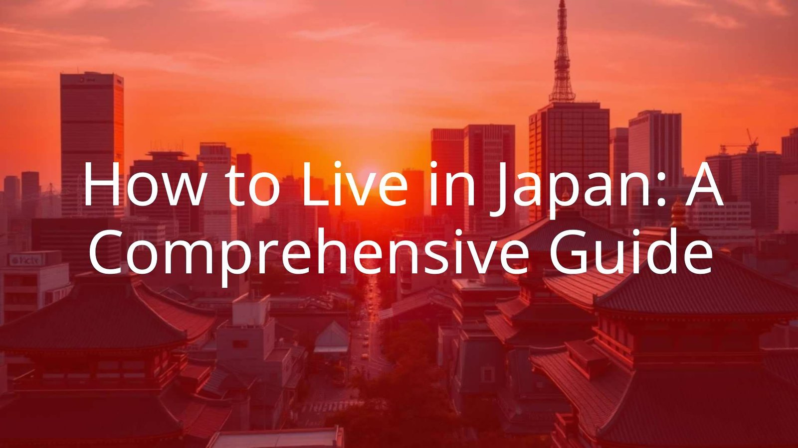 How to Live in Japan: A Comprehensive Guide - Why So Japan