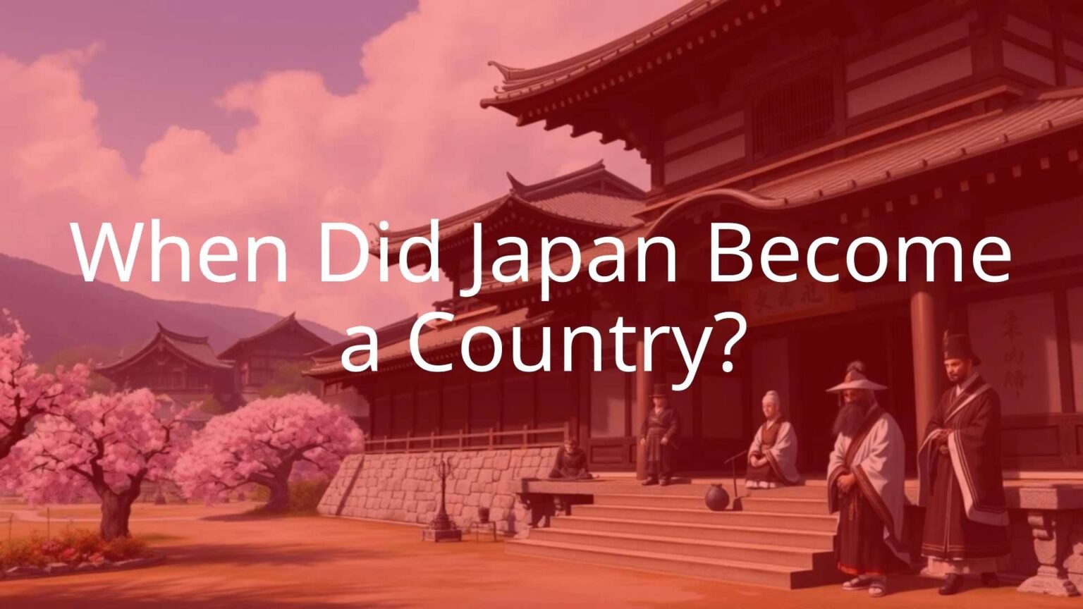 When Did Japan Become a Country? - Why So Japan